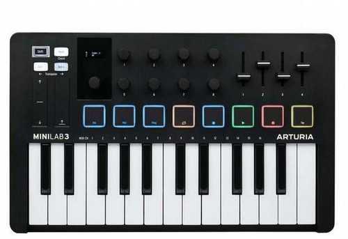 Midi-клавиатура Arturia MiniLab 3 Black Edition