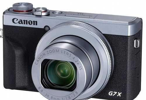 Canon PowerShot G7X Mark III серебристый