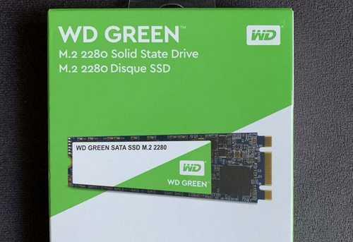 Твердотельный накопитель M.2 WD Green SATA 480 GB