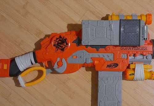 Нёрф Nerf zombie strike scra venger