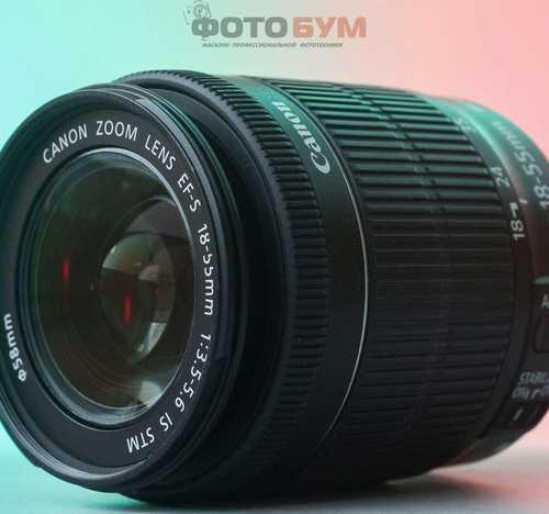 Объектив Canon EF-S 18-55mm IS STM