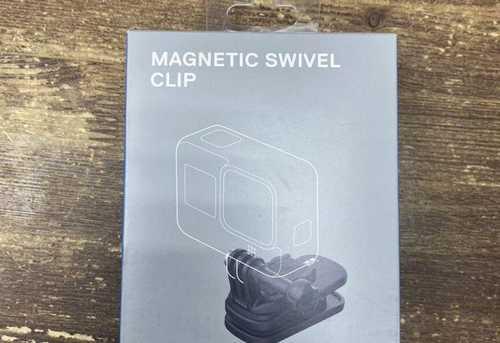 Magnetic swivel clip gopro