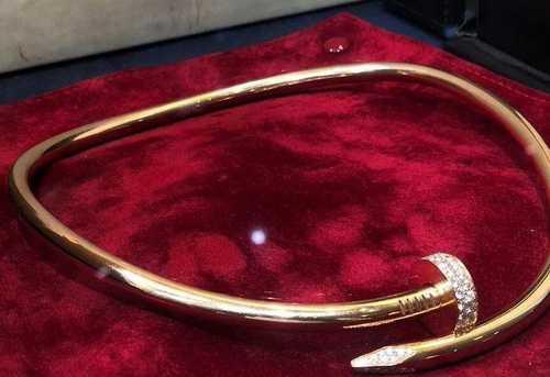 Колье Cartier золото, бриллианты 2,16 ct