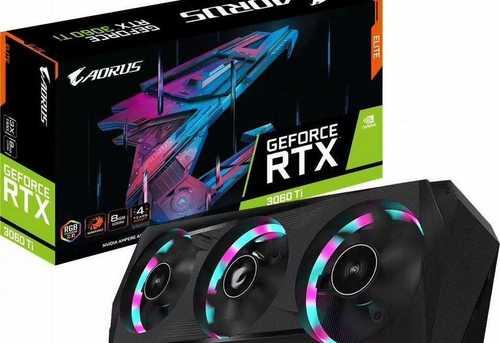 Видеокарта Nvidia GeForce rtx 3060 ti Aorus Elite