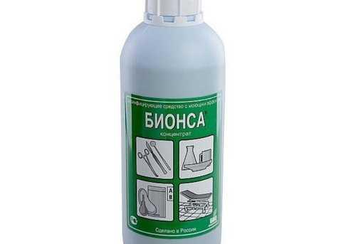 Дезинфицирующее средство Бионса с моющим и дезодор