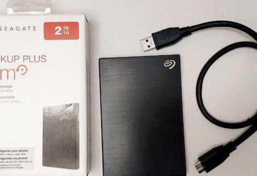 Внешний диск Seagate Backup Plus Slim 2tb