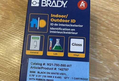 Картридж с виниловой лентой Brady M21-750-595-WT