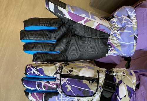 Перчатки женские горнолыжные
