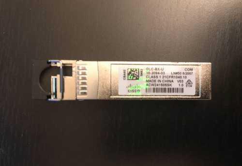 Оптические SFP трансивер Cisco GLC-BX-U и GLC-BX-D