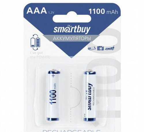 Акб AAA 1100mAh SmartBuy 2 шт