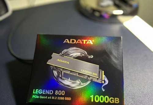 SSD накопитель A-Data Legend 800 1тб, PCIe 4.0 x4