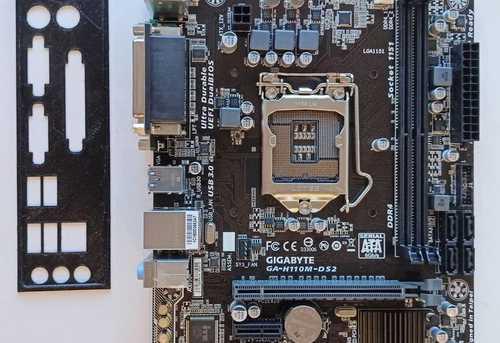 Материнская плата Gigabyte H110M-DS2 Socket 1151v1