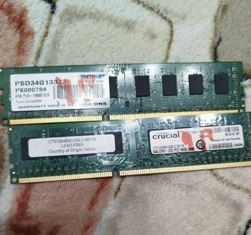 Оперативная память ddr3 8 gb 1333