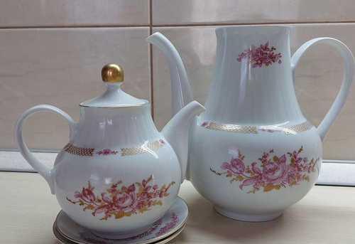 Набор чайников из фаянса, производства ГДР