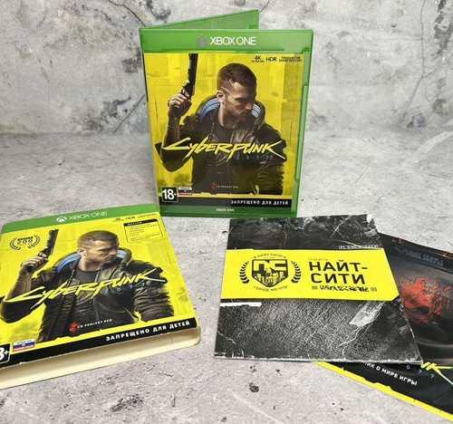 Диск xbox one cyberpunk 2077