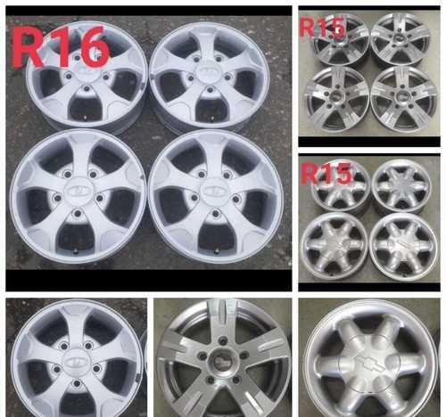 Диски на Ниву R16, R15, 5x139,7, цо98,5. Литьё