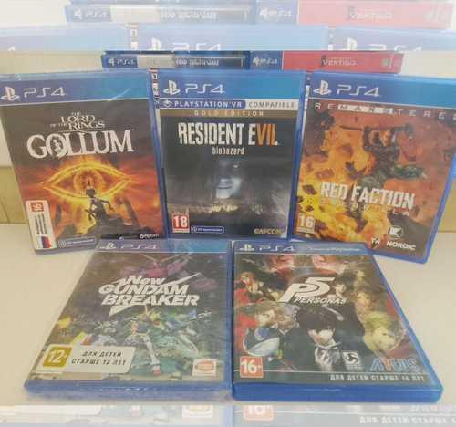 PS4 Persona/ Gollum/ Gundam/ Red Faction/ Resident