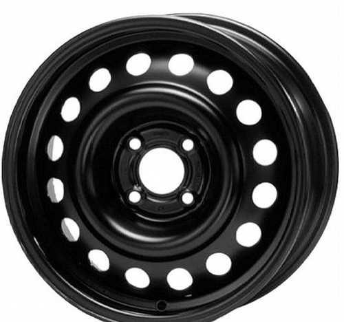 Eurodisk 64A48R : 6x15 4*100 Et:48 Dia:54,1 Black