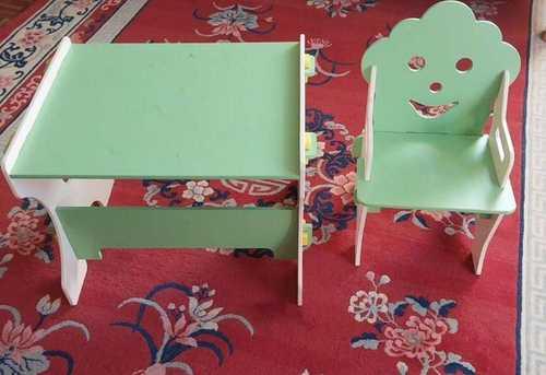Детский стол и стул гномик