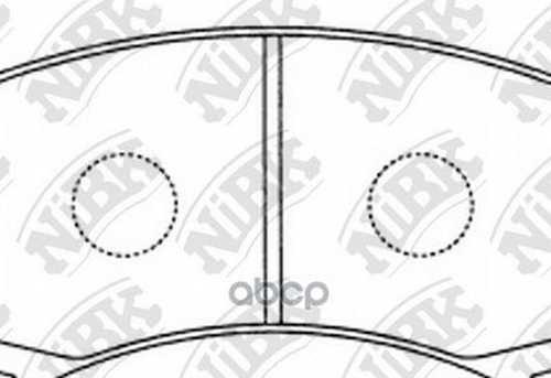 Колодки тормозные дисковые перед PN3462 NiBK