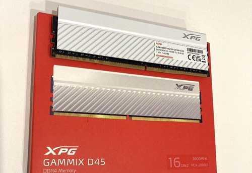 Модуль памяти DDR4 16GB 3600Mhz adata XPG 45