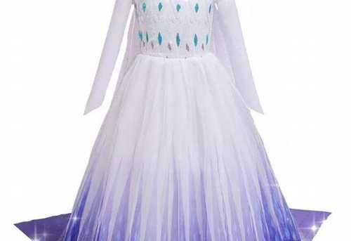 Нежное белое платье Эльзы