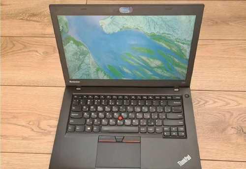 Мощный бизнес lenovo ThinkPad T450 на i5