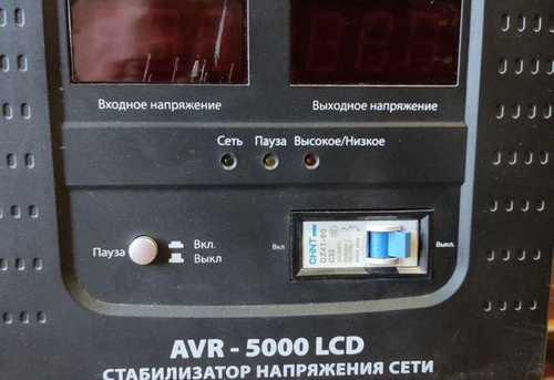 Стабилизатор напряжения sven avr-5000 lsd