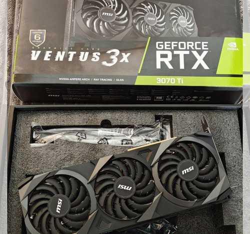 Видеокарта MSI GeForce RTX 3070 Ti ventus 3X OC