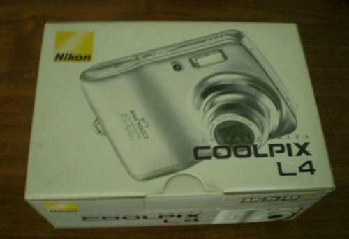 Цифровой фотоаппарат Nikon coolpix L4, новый, в по