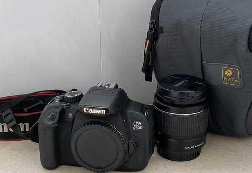 Зеркальный фотоаппарат canon 650d kit