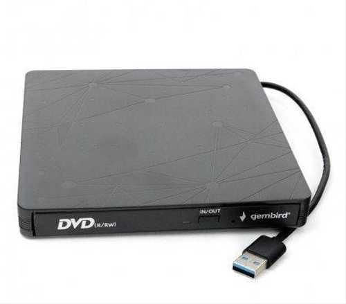USB 3.0 Gembird DVD-USB-03 пластик, черный