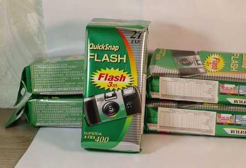 Одноразовый фотоаппарат с пленкой FujiFilm QuickSn