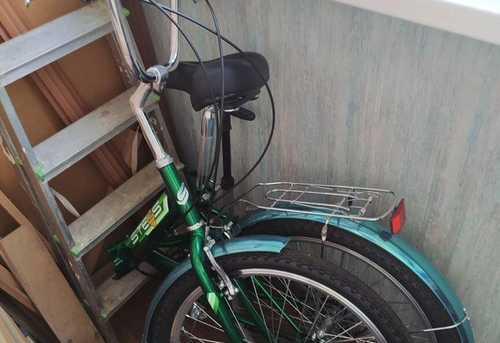 Велосипед складной Stels Pilot 750 (зеленый)