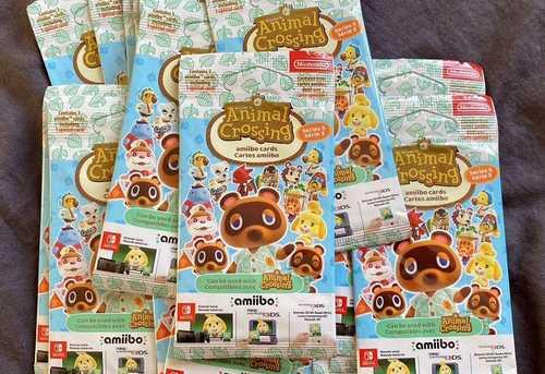 Карточки Amiibo Animal Crossing Series 5 (новые)