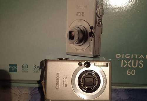 Компактный фотоаппарат canon ixus 60