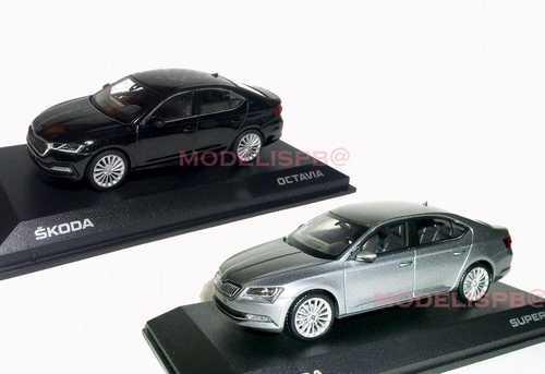 1/43 Skoda- Octavia A8 Norev 2021/Superb III 2015