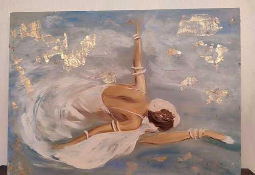 Картина "Танцовщица", холст, масло