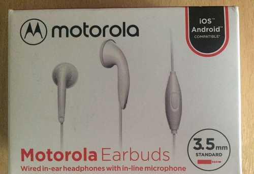 Наушники Motorola Earbuds