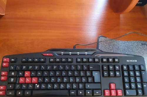 Игровая клавиатура logitech G103 Gaming keyboard