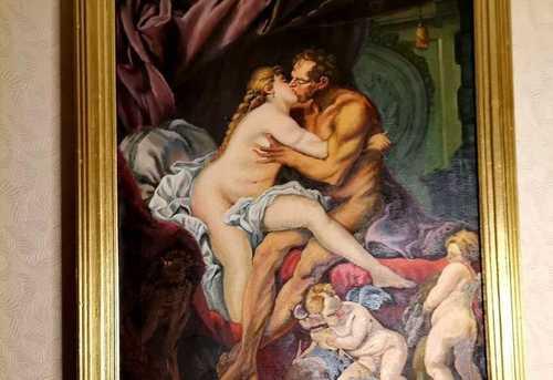 Большая картина маслом на холсте