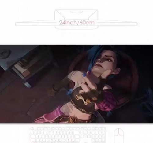 Коврик для мыши League of Legends Jinx