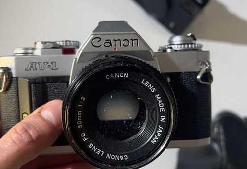 Canon AV-1 + canon nfd 50mm f2
