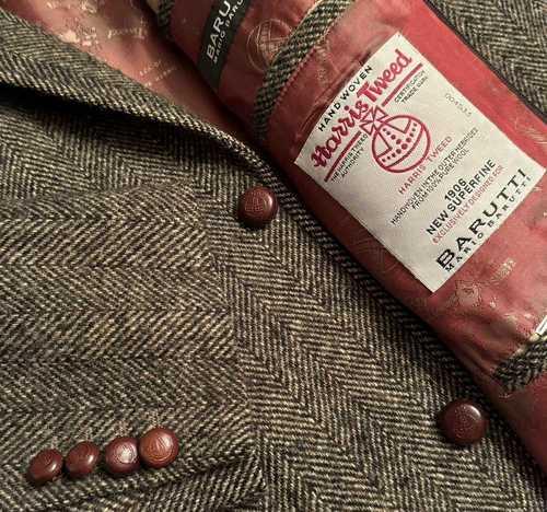 Твидовый пиджак Harris Tweed x Barutti, оригинал