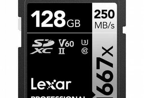 Lexar Professional 1667x UHS-II sdxc 128 Gb