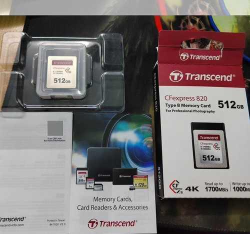Карта памяти Transcend CFExpress Type B 512GB r/w