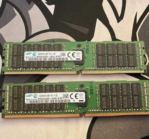 Оперативная память ddr4 32gb 2x16 2133 samsung