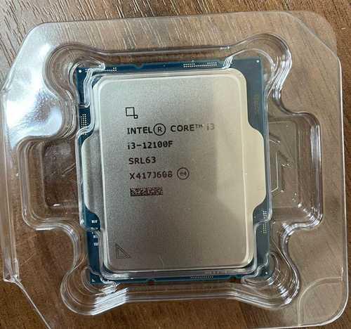 Процессор intel core i3 12100f