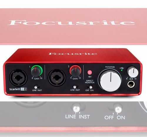 Звуковая карта Focusrite Scarlett 2i2 2nd Gen