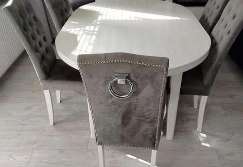 Комплект Раздвижной стол с гламурными стульями